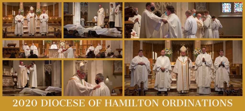 Highlights from the 2020 Diocese of Hamilton Ordinations