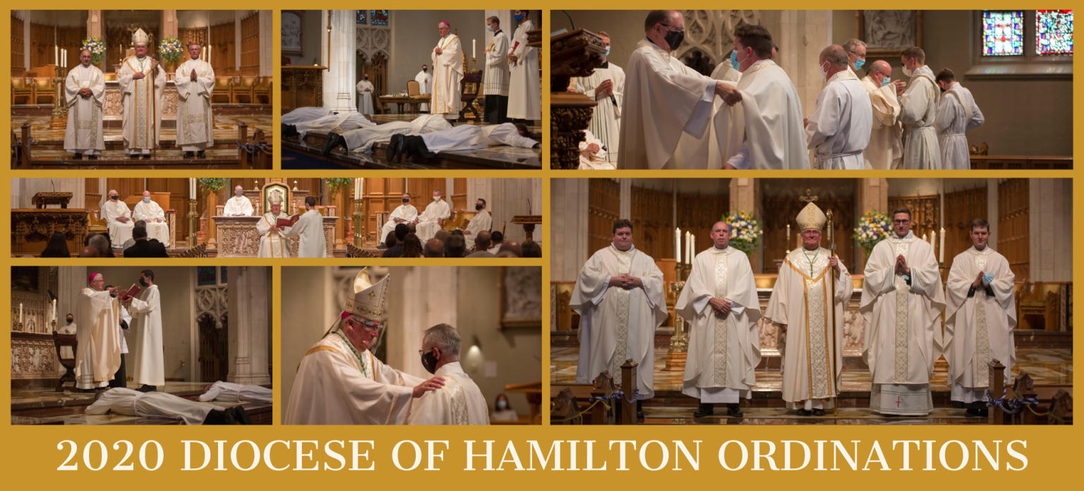 Highlights from the 2020 Diocese of Hamilton Ordinations
