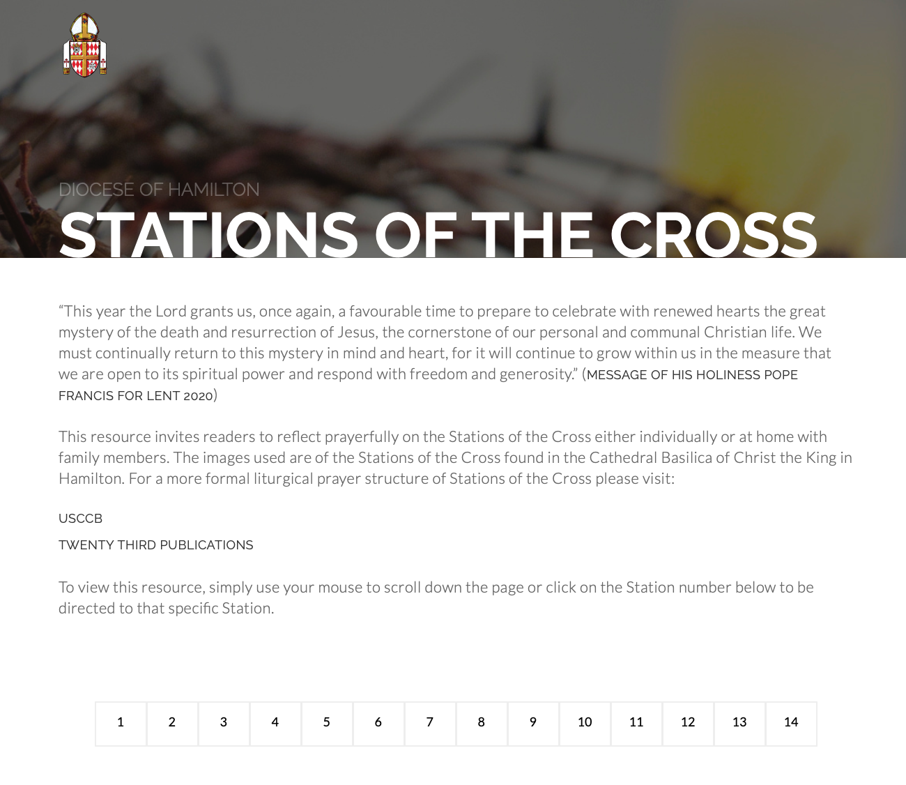 Resources for Young People - Diocese of Hamilton