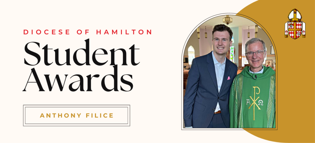 Diocese of Hamilton Student Awards: Anthony Filice