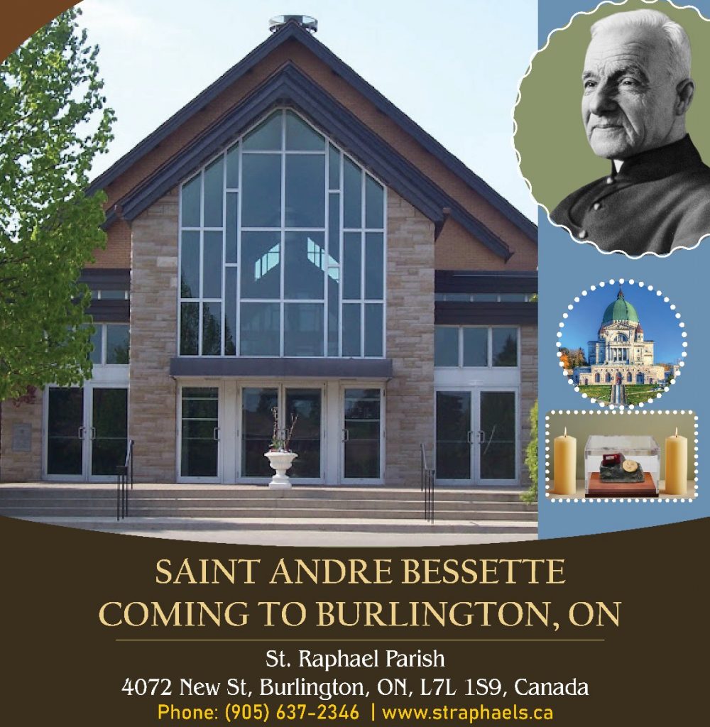Saint Brother André in the Diocese of Hamilton