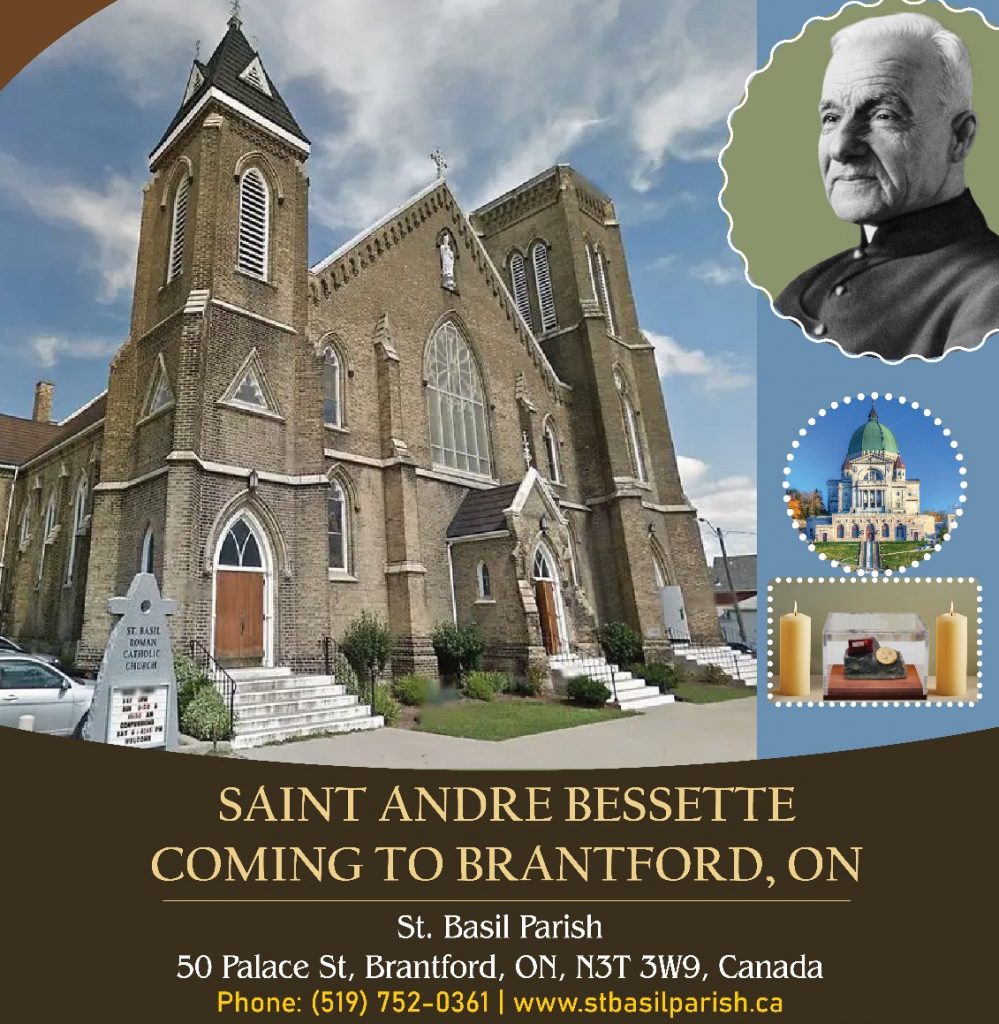Saint Brother André in the Diocese of Hamilton