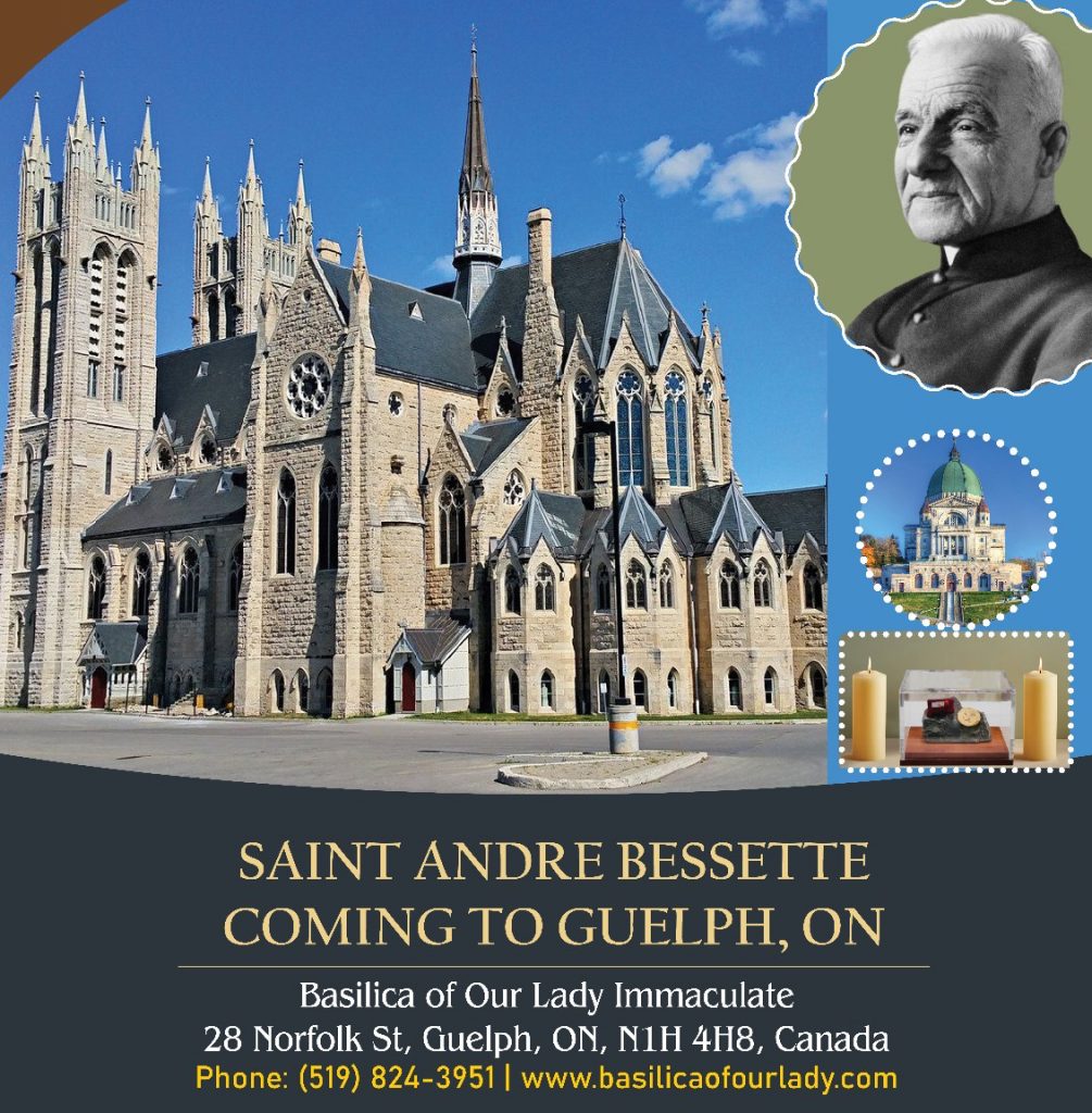 Saint Brother André in the Diocese of Hamilton