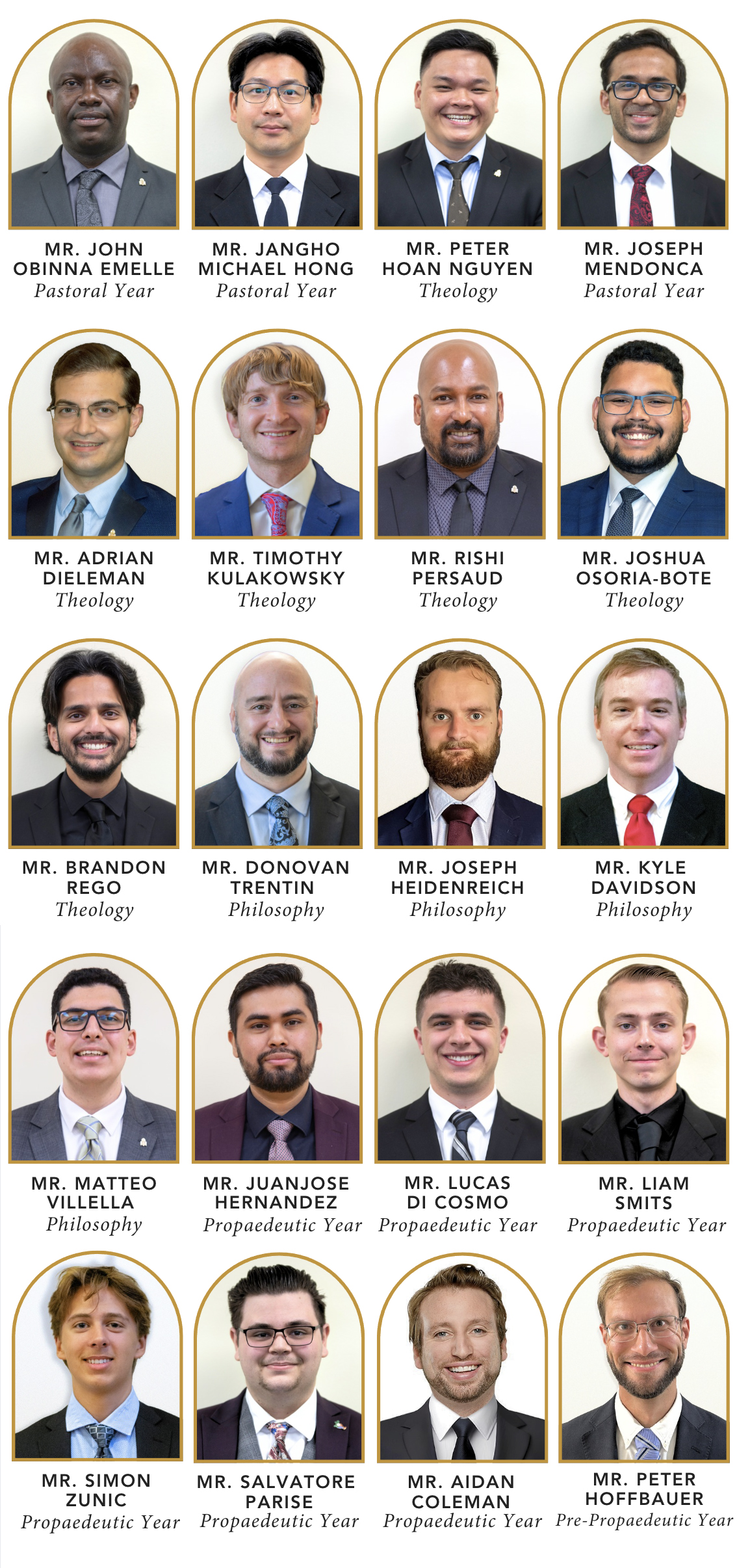 Priesthood - Diocese of Hamilton