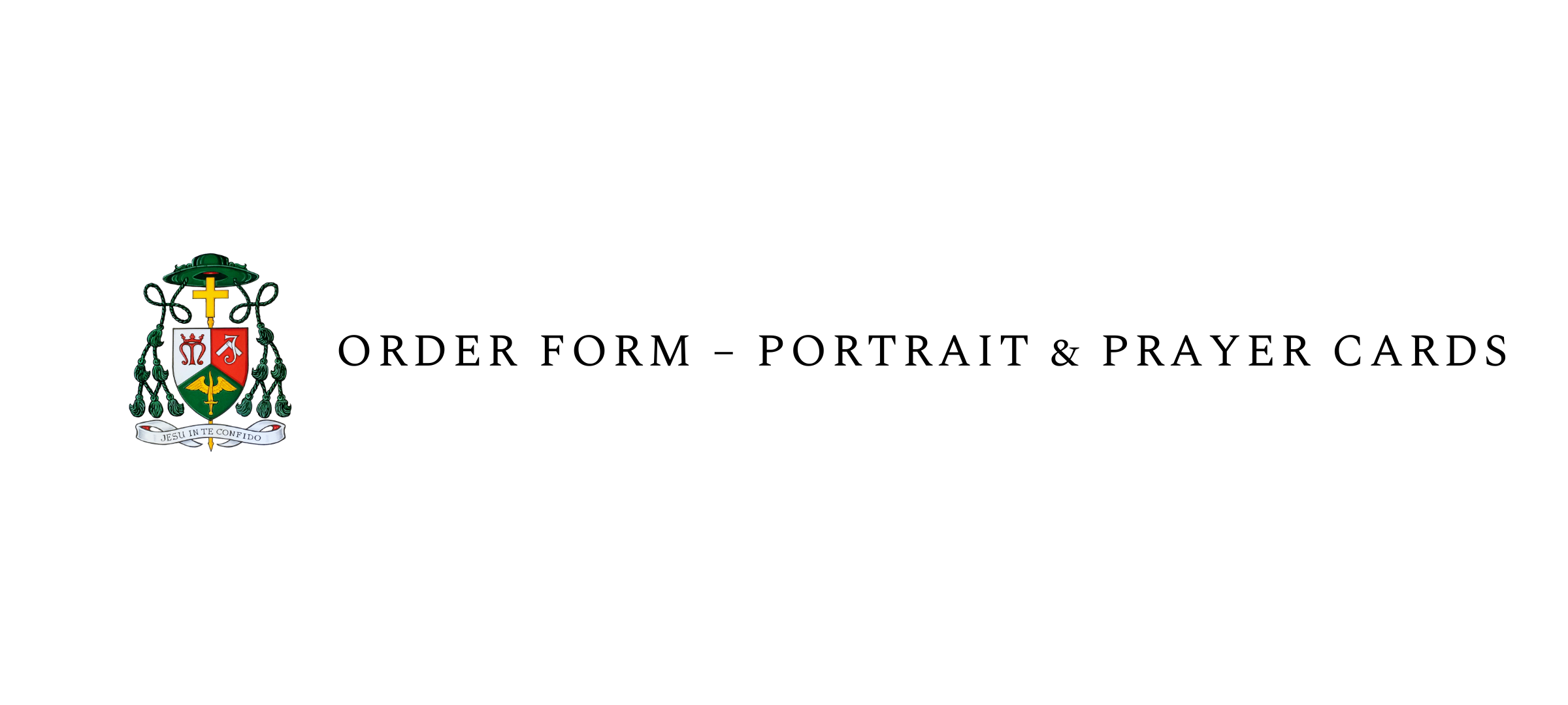 Order Form: Bishop Dabrowski Portrait & Prayer Cards - Diocese of Hamilton