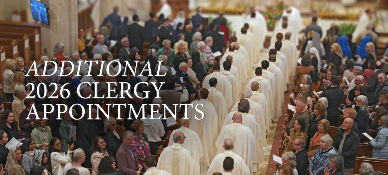 Additional 2026 Clergy Pastoral Appointments
